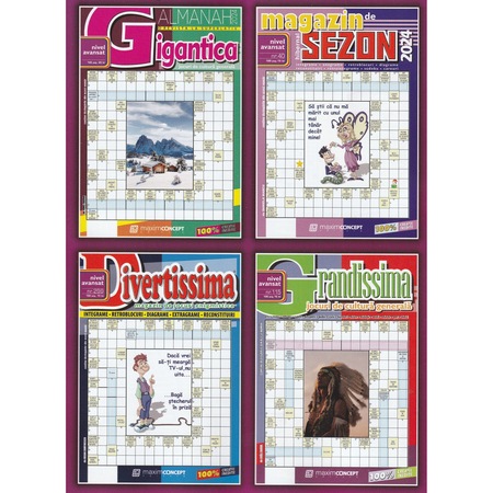 Pachet 4 integrame (Almanah Gigantica 2024, Magazin de sezon ...
