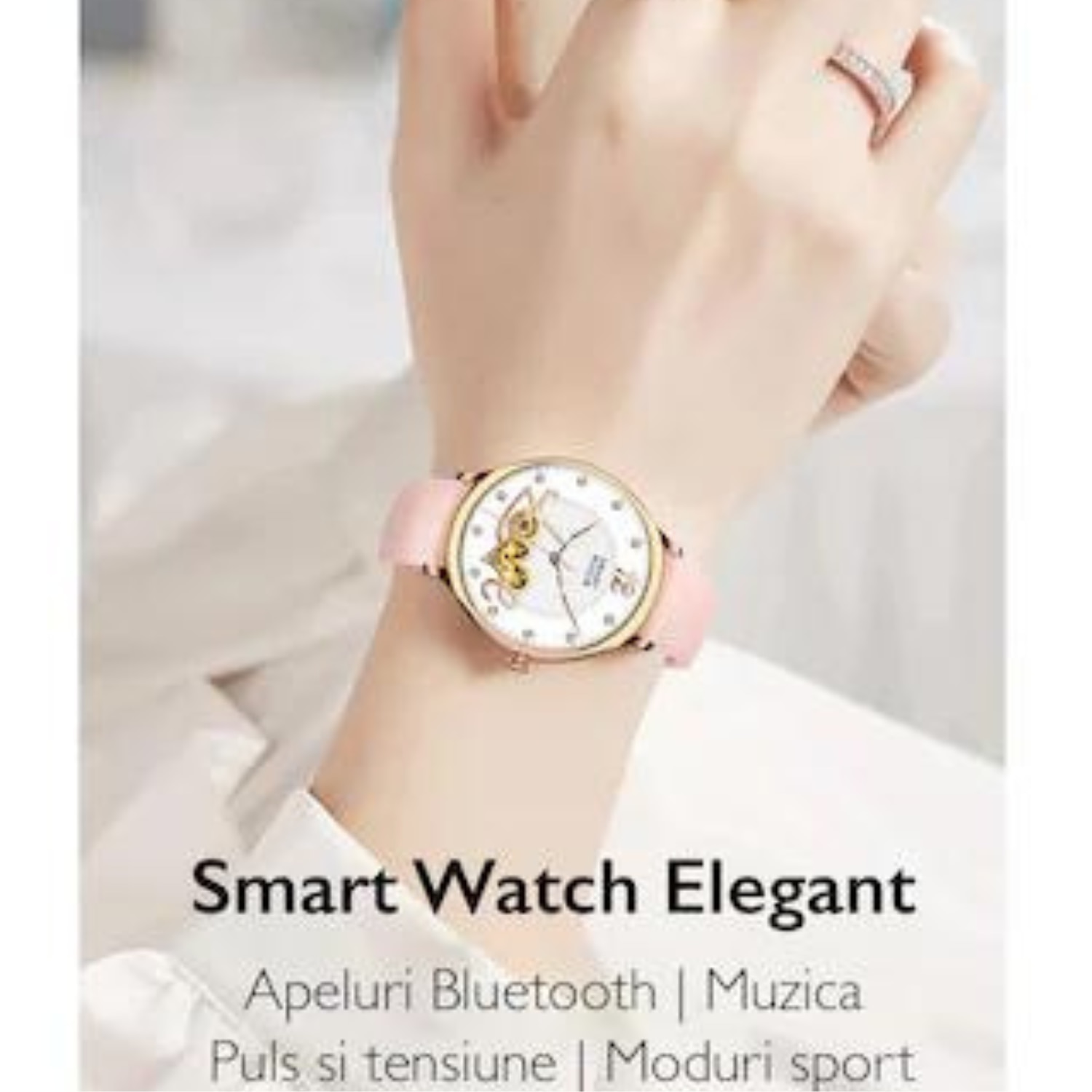 Ceas Smartwatch RoHS® Ultra Light WATCH Apel Bluetooth HD, 1.39 ...