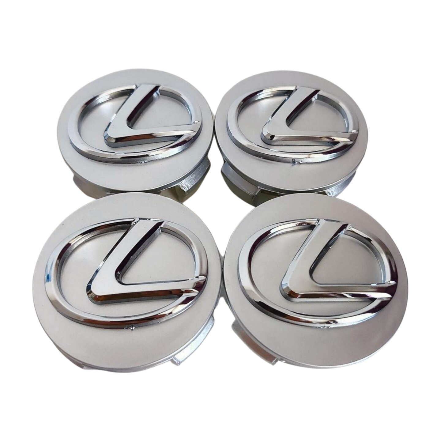 Set 4 capace jante Lexus argintii exterior: 62mm, interior: 56mm ...