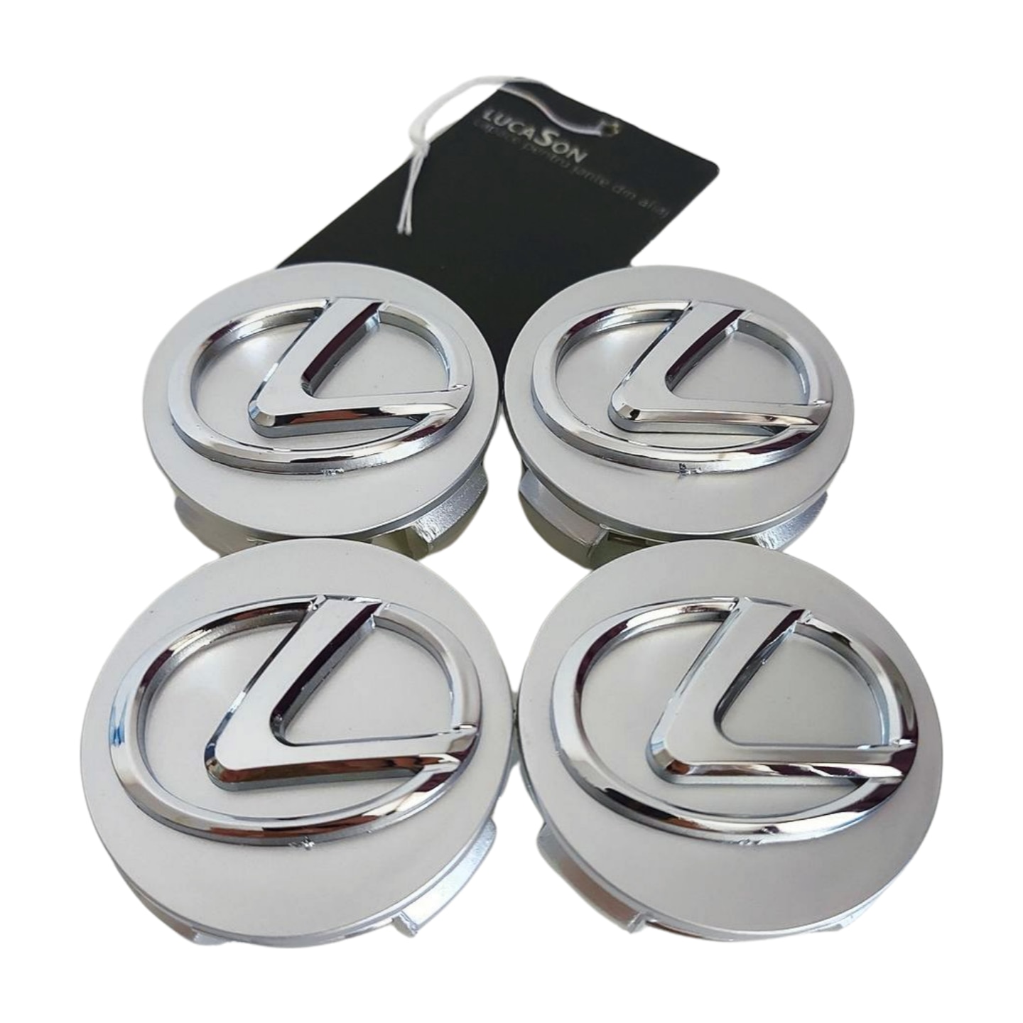 Set 4 capace jante Lexus argintii exterior: 62mm, interior: 56mm ...