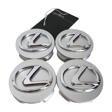 Set 4 capace jante Lexus argintii exterior: 62mm, interior: 56mm ...