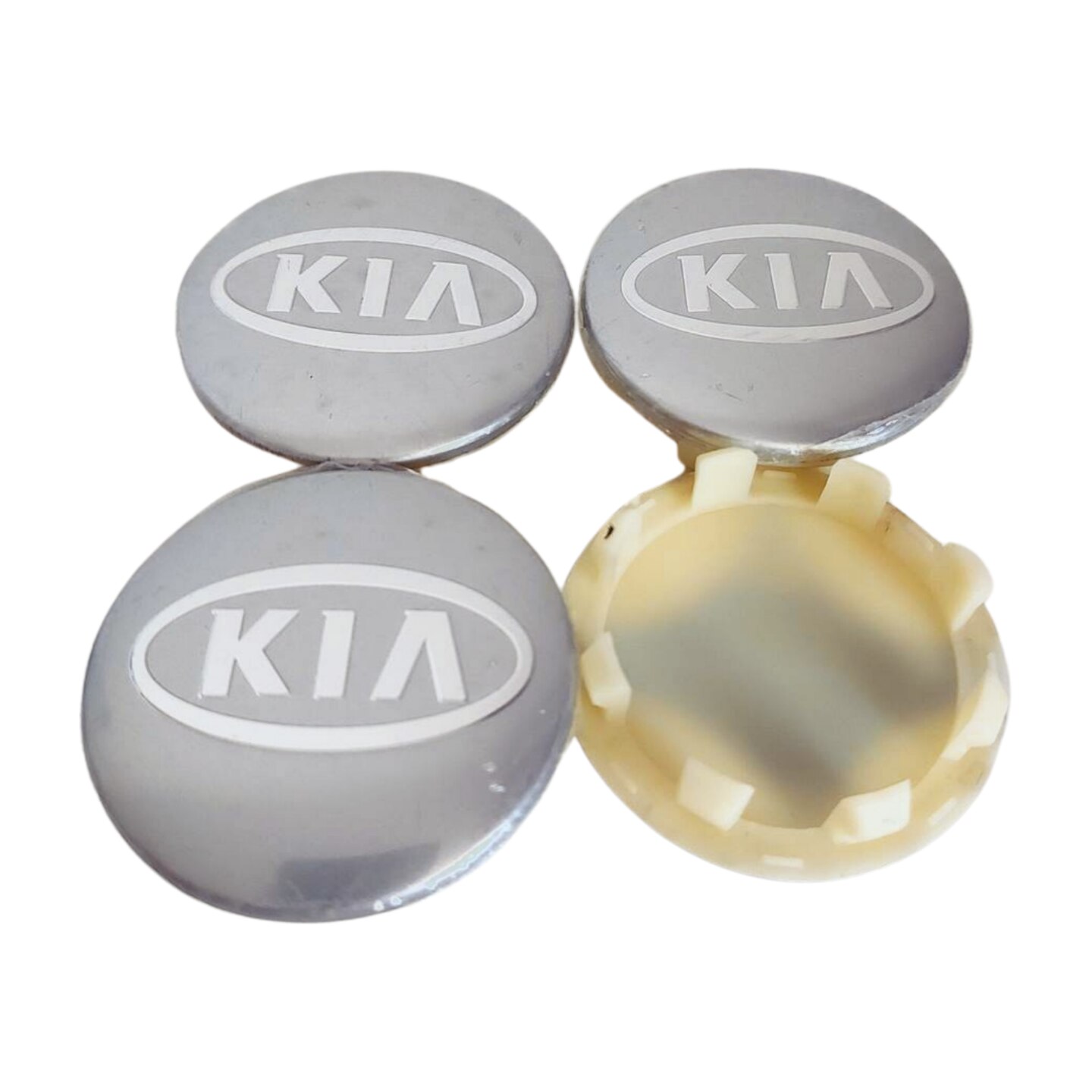 Set 4 capace jante KIA argintiu exterior: 58mm, interior: 49mm ...