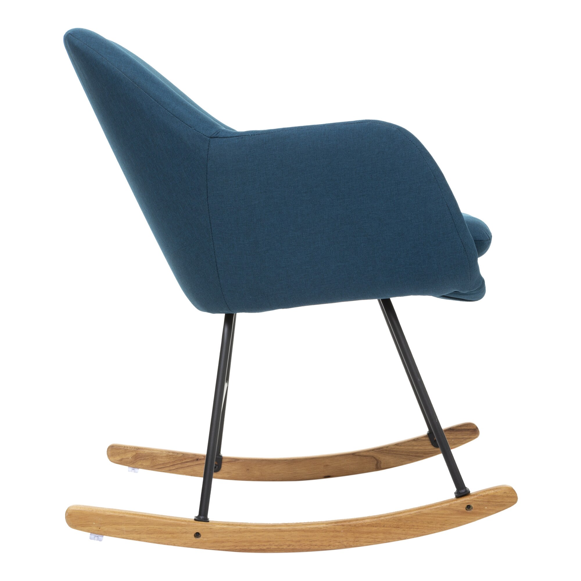 Scaun balansoar Blue Duck Rocking, lemn, metal, poliester, 64 x D. 78 x ...