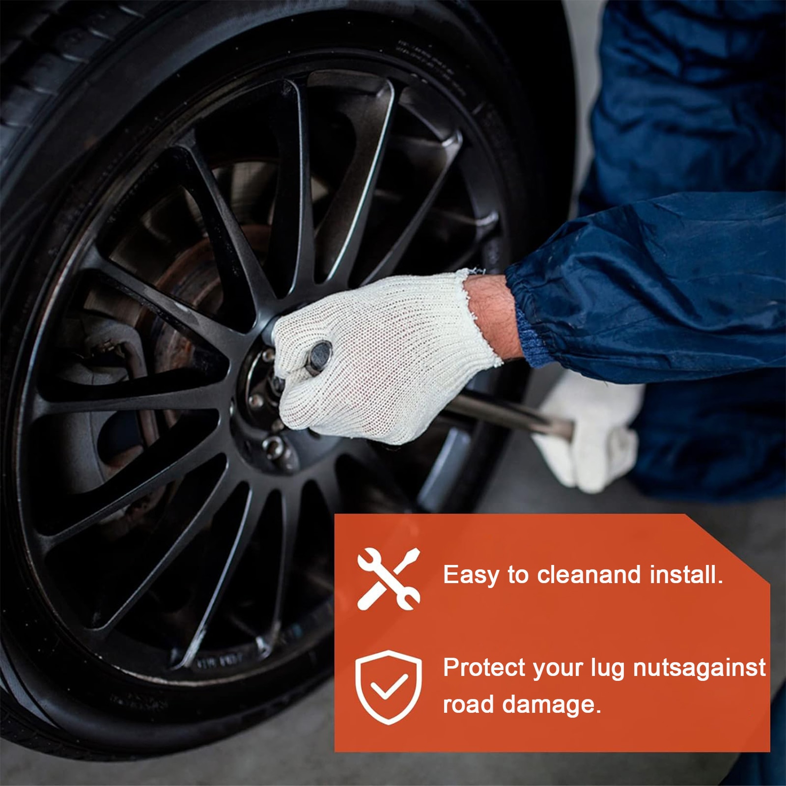 Capace prezoane, NUODWELL, 20 bucati, cu capac de supapa si clema, 17mm ...