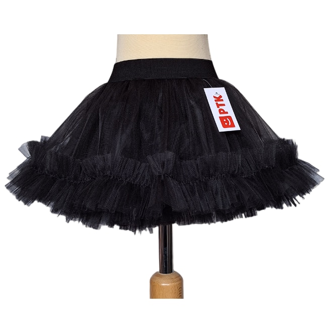 Fusta tulle tutu Negru cu cret Ptk Fashion - 7 ani - eMAG.ro