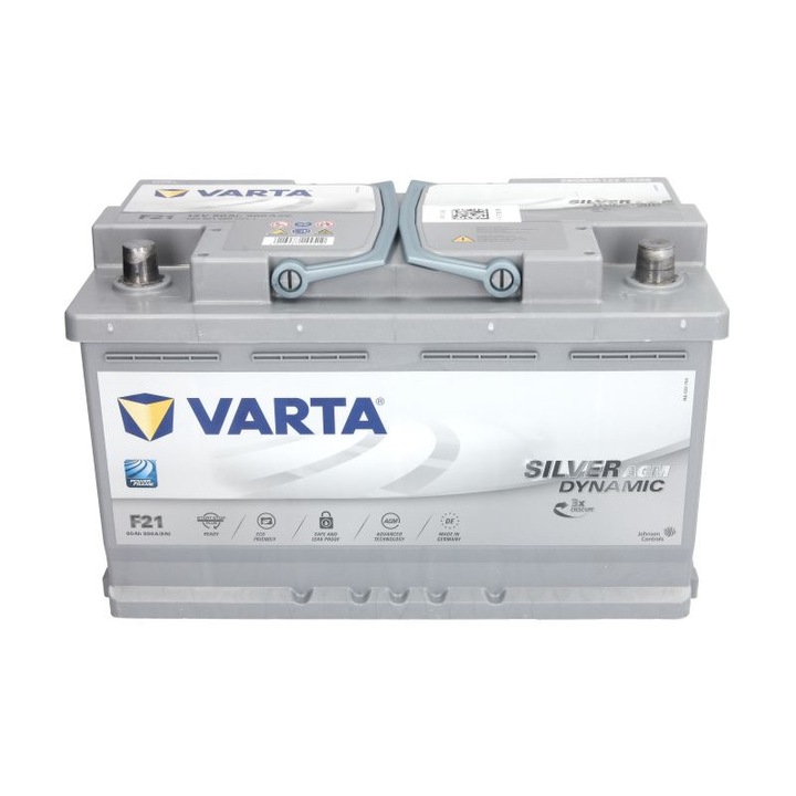Акумулатор за лекотоварни автомобили VARTA 12V 80Ah/800A, 315x175x190 ...
