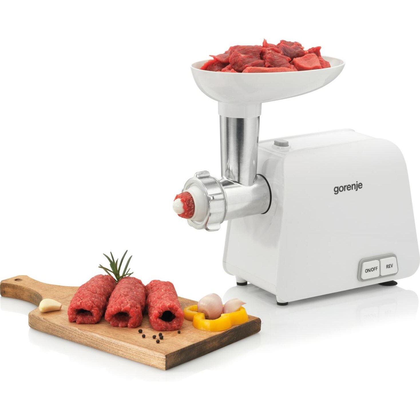 Masina de tocat carne, Gorenje, MG1602W, 1600W, 1.9 kg/min, 1 viteza ...
