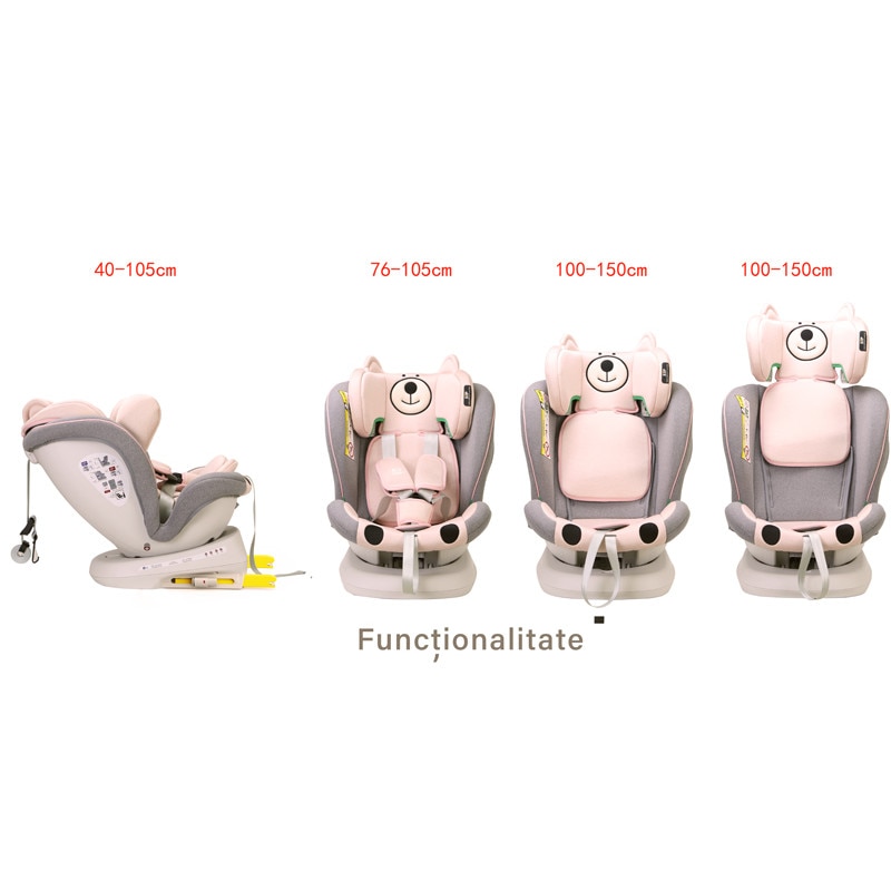 BUF BOOF TWT Plus iSize ISOFIX 360 fokba elfordítható autós gyerekülés ...