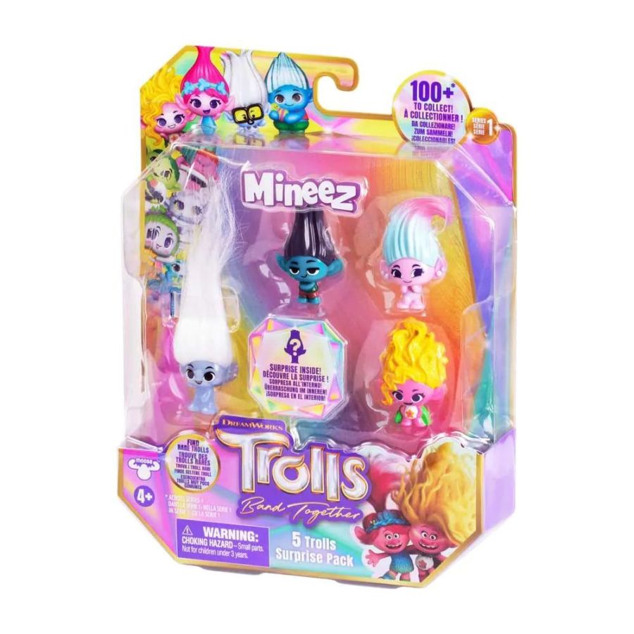 Set 5 figurine Trolls Mineez surpriza - eMAG.ro
