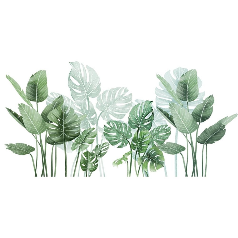 Sticker Decorativ Autoadeziv CCmax, Filodendron cu Frunze Despicate ...