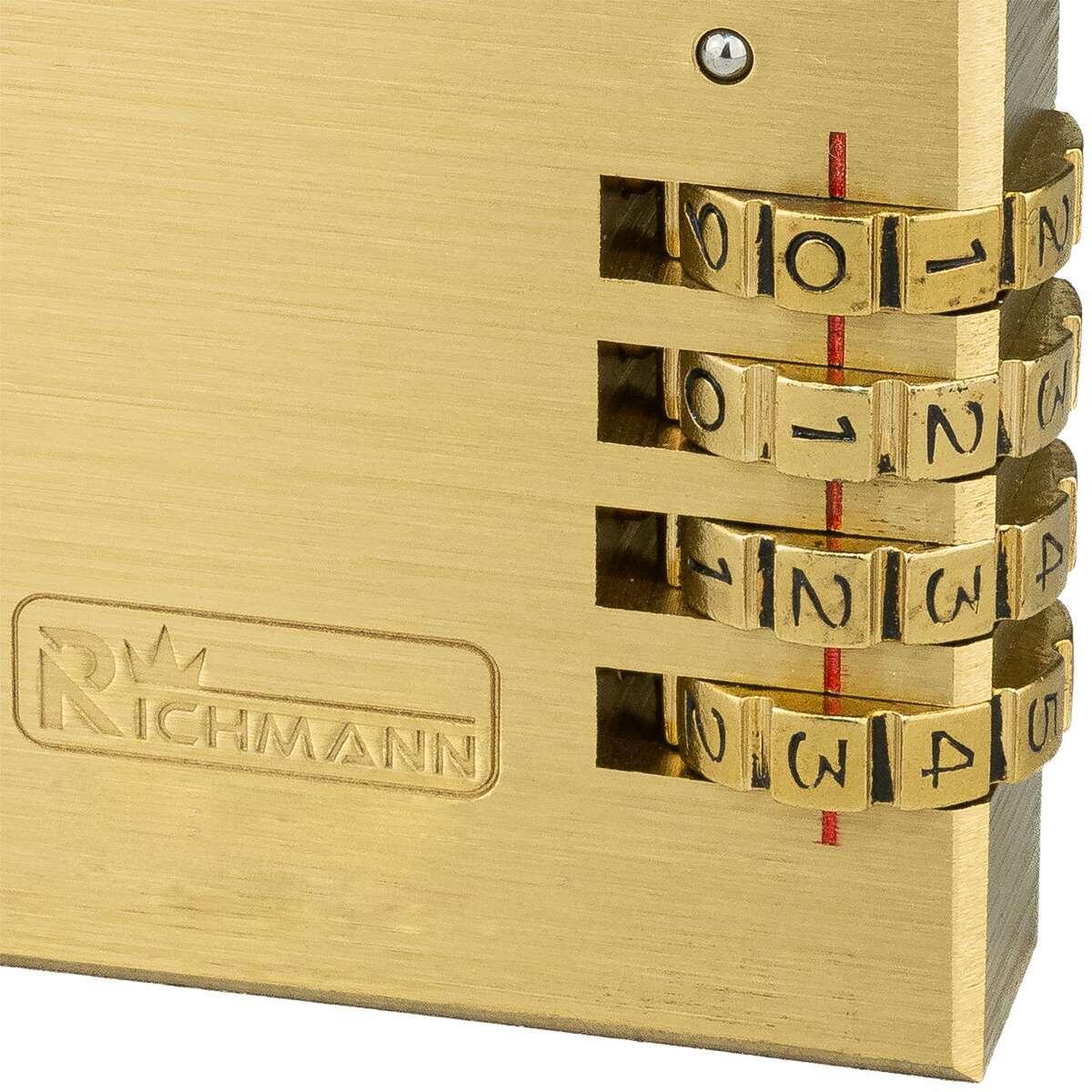 Kombinált zár, arany, 60 mm, Richmann Exclusive - eMAG.hu