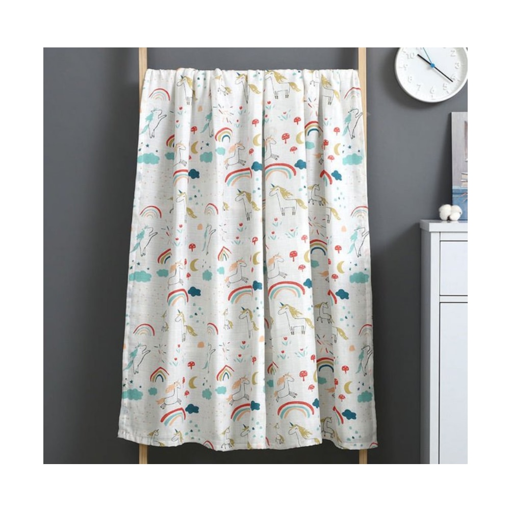 Prosop din muselina KERNOWSUN pentru copii 70x90cm, Animale - eMAG.ro