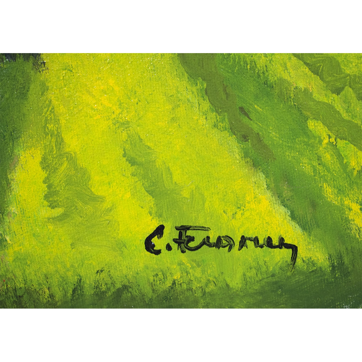 Tablou pictat manual living, dormitor, hol, Peisaj din natura, peisaj ...