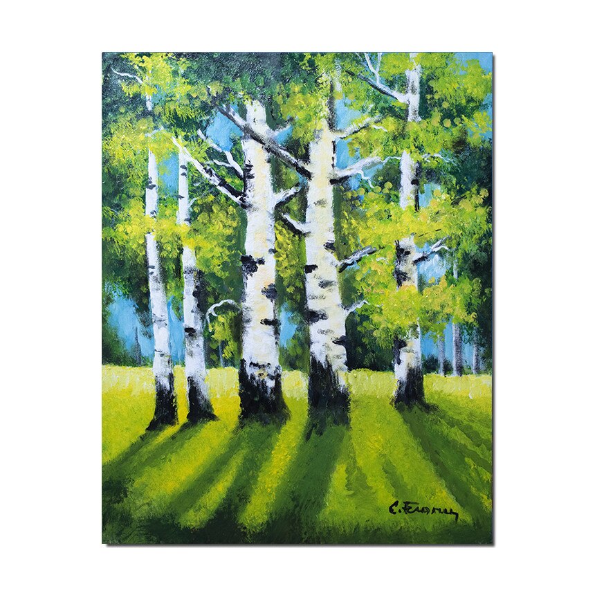 Tablou pictat manual living, dormitor, hol, Peisaj din natura, peisaj ...