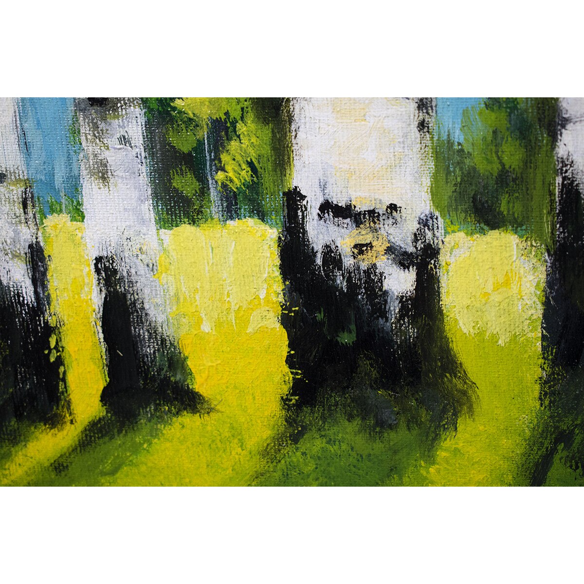 Tablou pictat manual living, dormitor, hol, Peisaj din natura, peisaj ...