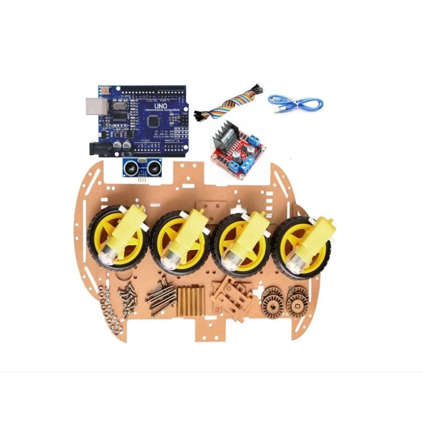 Kit robot masina inteligenta 4WD - eMAG.ro