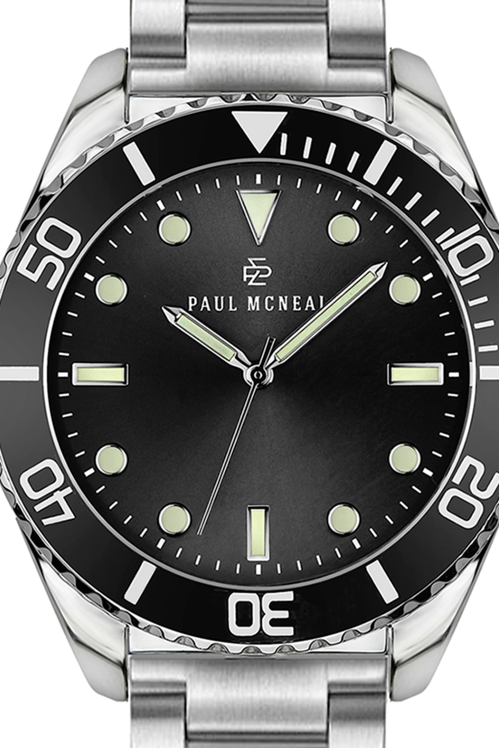 Paul McNeal, Часовник от неръждаема стомана, Сребрист - eMAG.bg