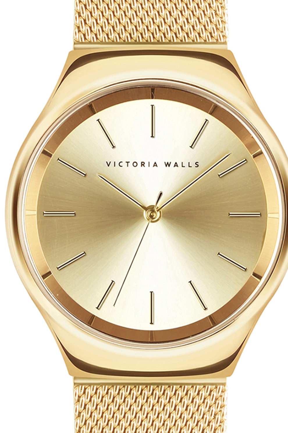 Victoria Walls, Часовник с лого на циферблата и кварц, Златист - eMAG.bg