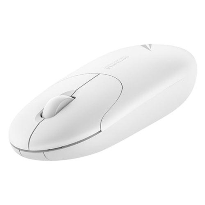 Mouse wireless, ALCATROZ, Silentios, Alb - eMAG.ro