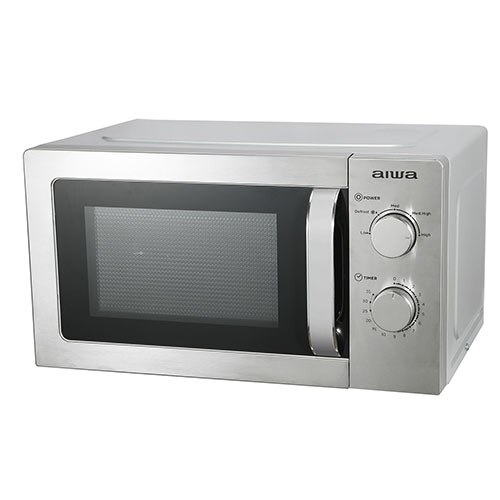 Cuptor microunde, Aiwa, Inox, 20 L, 700 W, Gri - eMAG.ro