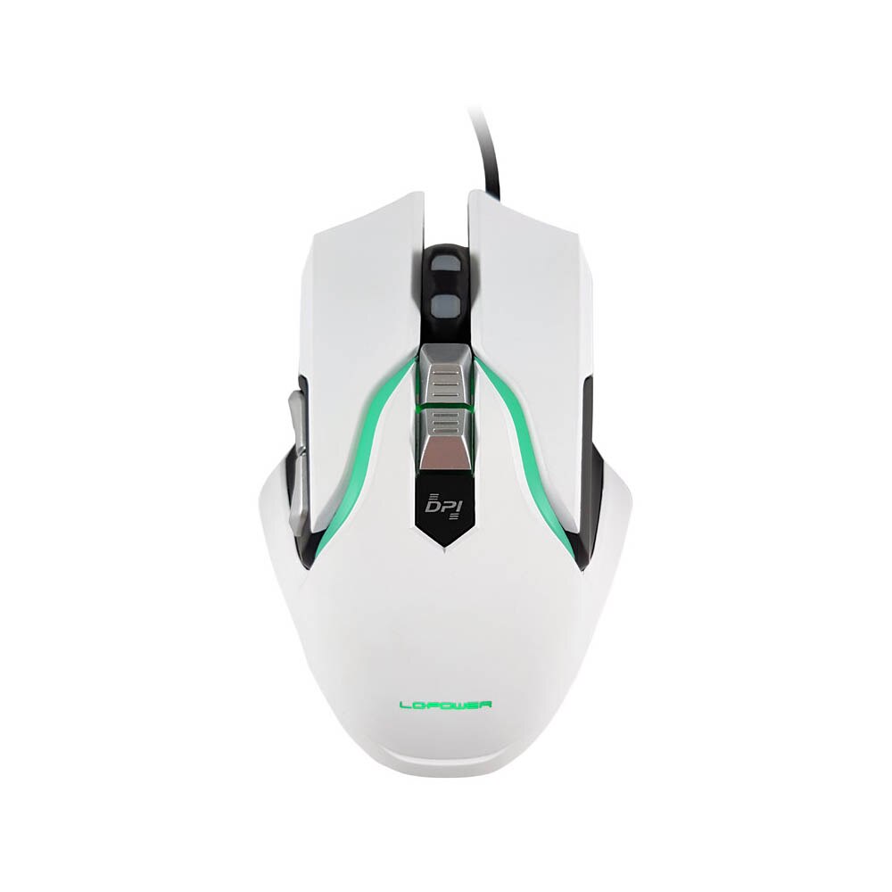 Mouse gaming, LC-Power, USB, Alb - eMAG.ro