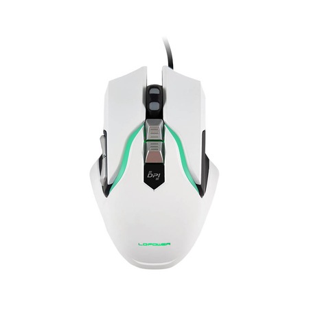 Mouse gaming, LC-Power, USB, Alb - eMAG.ro