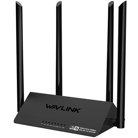 Router Wi-FI, Wavlink, ARK 4 N300, 300Mbps, Negru - eMAG.ro
