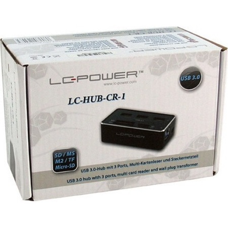 Cititor de carduri, LC-Power, USB, Negru - eMAG.ro