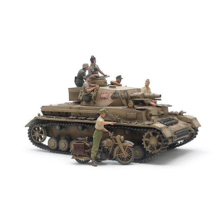 Macheta Militara de construit Tamiya Panzerkampfwagen IV Ausf.F Sdkfz ...