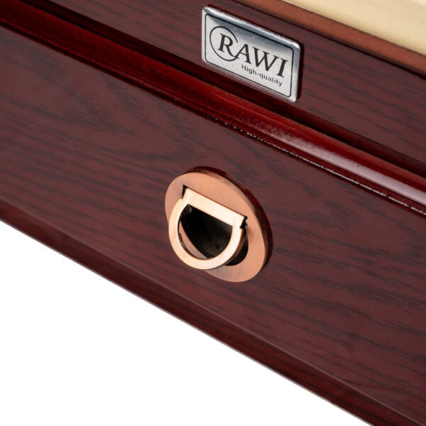 Set tacamuri din inox, cu model, 72 piese cu diplomat, RAWI - eMAG.ro