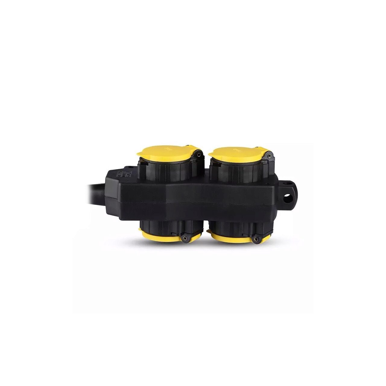 Prelungitor de exterior, 4 prize cu capac, IP44, lungime 3 m, 16A ...