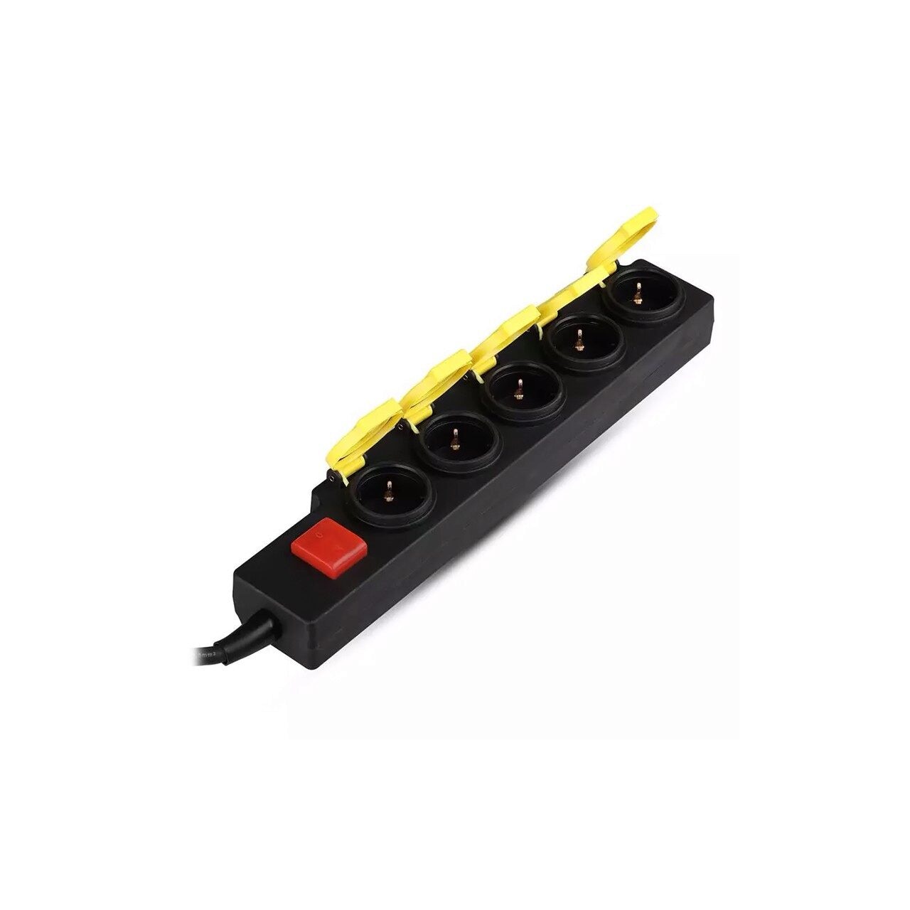 Prelungitor de exterior, 5 prize cu capac, IP44, lungime 3 m, 16A ...
