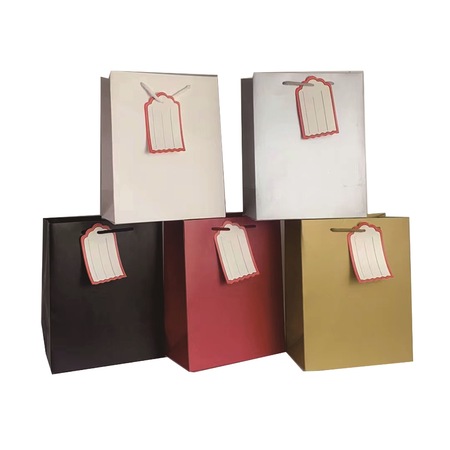 Set 5 pungi cadou, multicolor, 23x18x10 cm - eMAG.ro