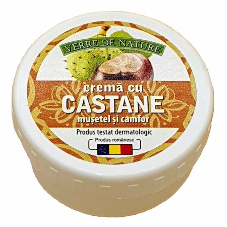 Crema cu Castan, Musetel si Camfor Verre de Nature, 20 g, Manicos - eMAG.ro