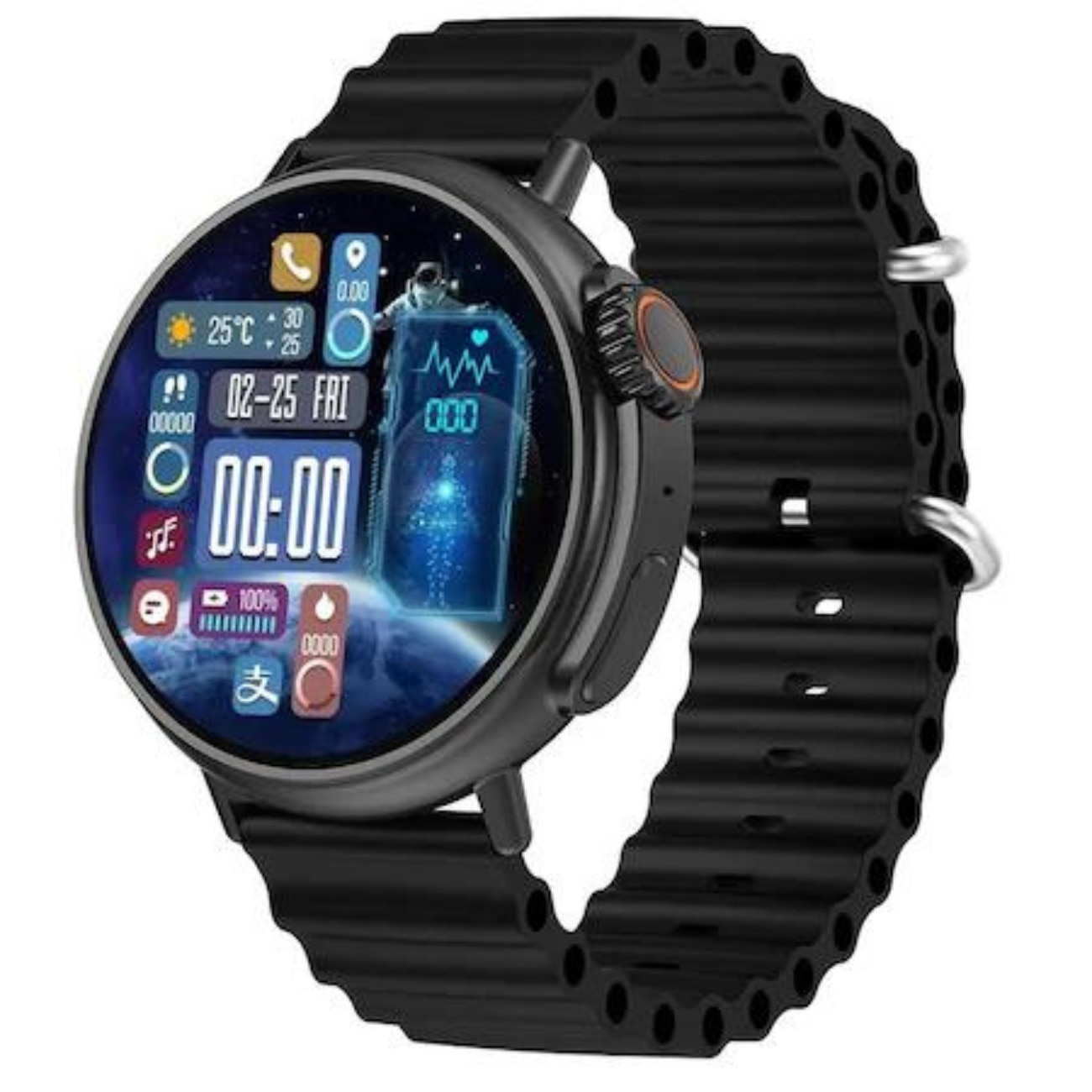 RoHS™ Ultra Sphere Watch, 1.6 IPS Retina Display, Bluetooth разговори ...