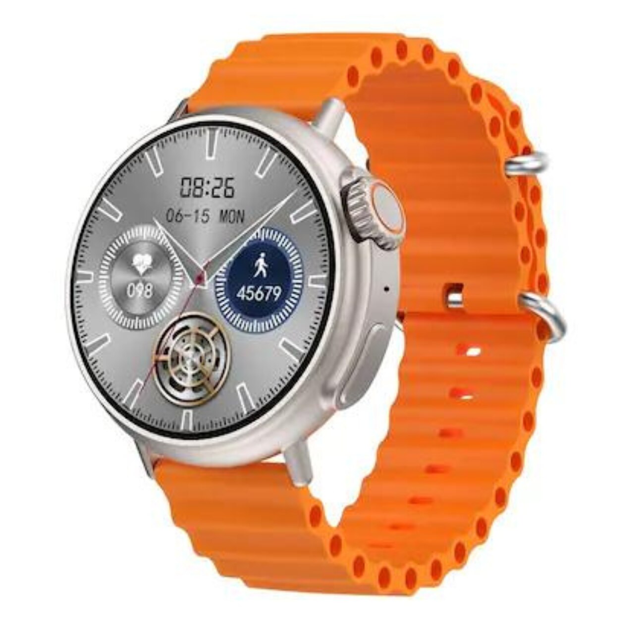 Ceas SmartWatch RoHs™ Ultra Sphere Watch, 1.6 IPS Retina Display, Apel ...