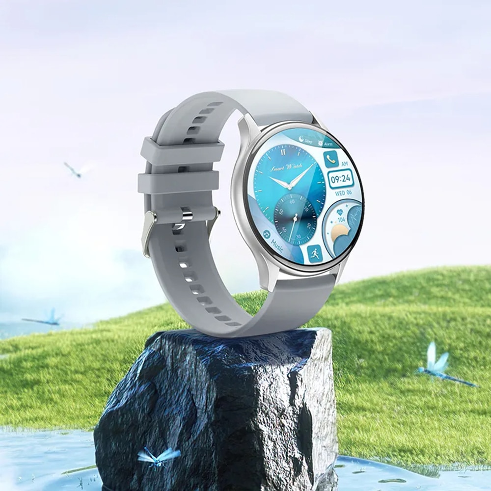 Smartwatch Hoco Amoled, Ecran 1.43 inch, Unisex, Monitorizare Somn ...