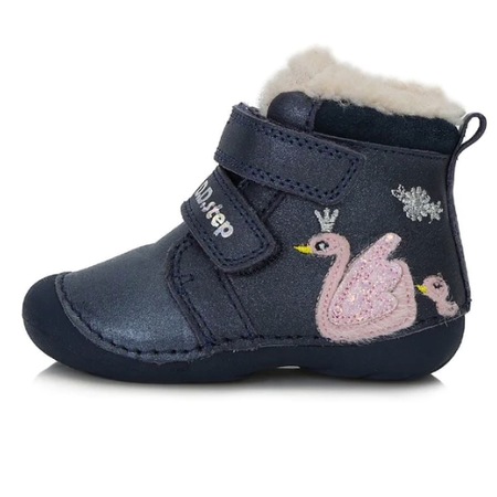 Swan модел W015-341A Меки кожени боти за момиче, 22, Сини - eMAG.bg