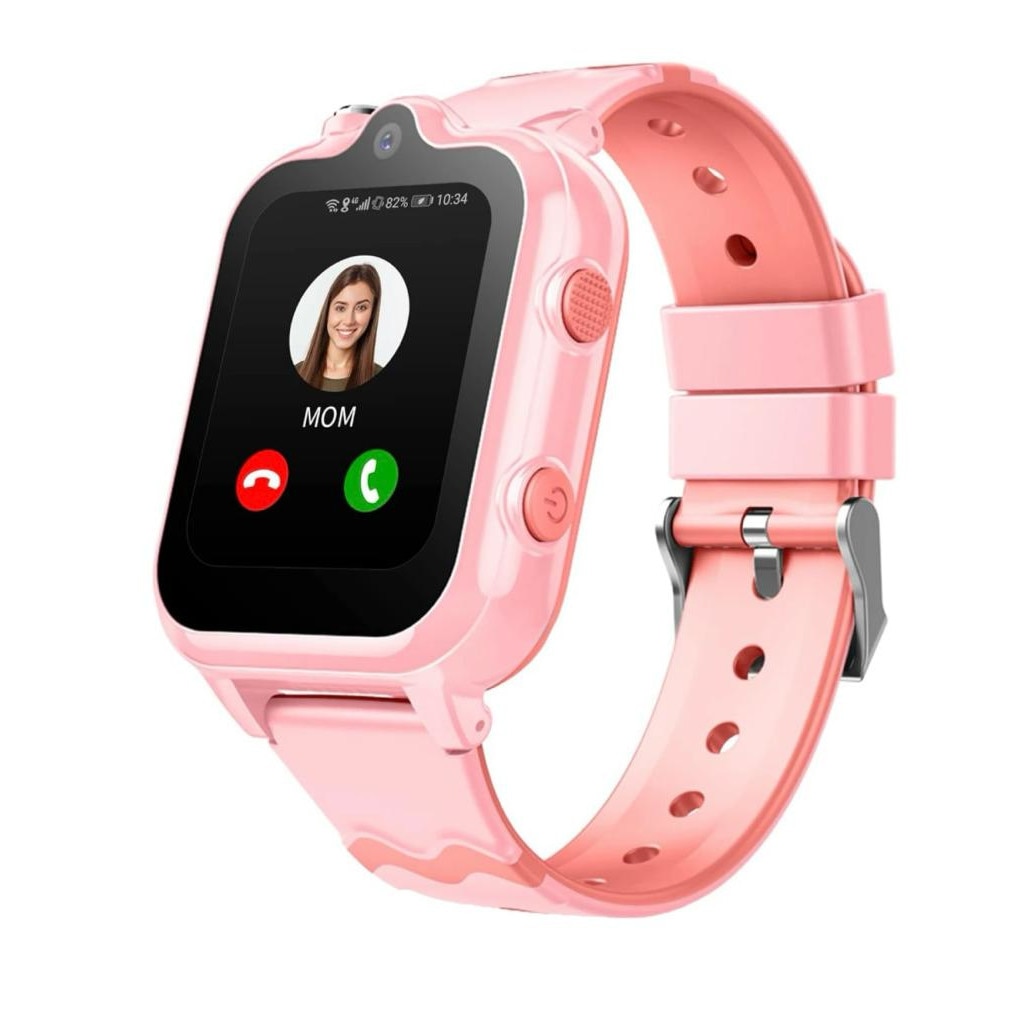 Ceas smartwatch GPS copii cu localizare si telefon, AMYMAT Display ...