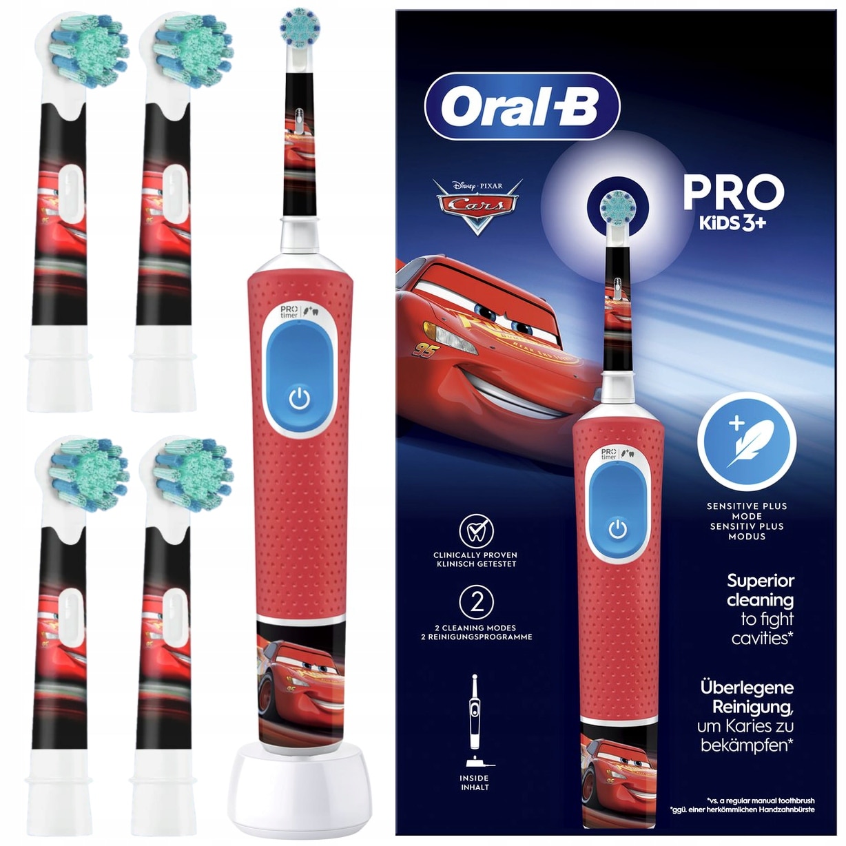 Комплект, Електрически четки за зъби за деца, Oral-B Vitality PRO Kids ...