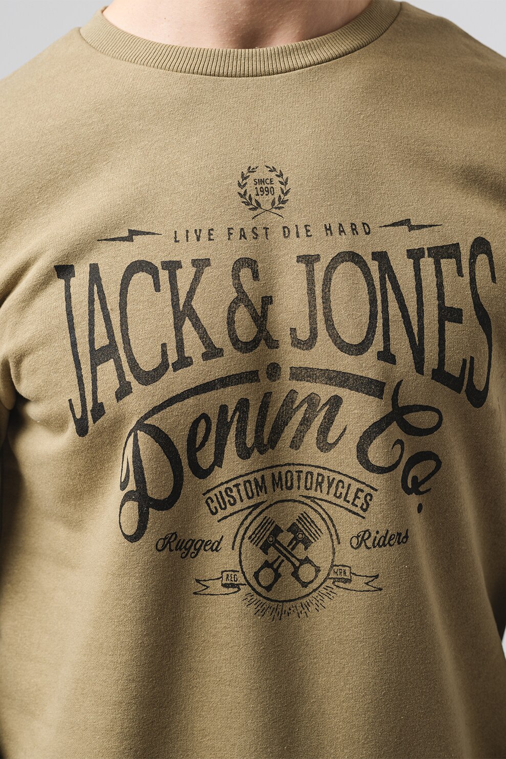Jack & Jones, Eric kerek nyakú logós pulóver - eMAG.hu