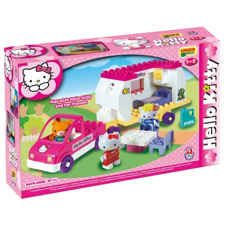 Cuburi constructie Unico Hello Kitty Rulota - eMAG.ro