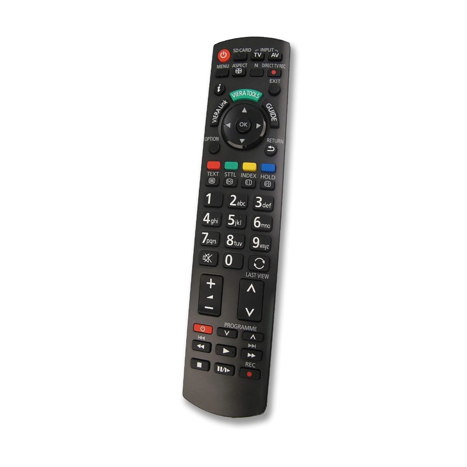 Telecomanda Tv, Compatibila Panasonic, N2QAYB00487, VIERA TOOLS, neagra ...