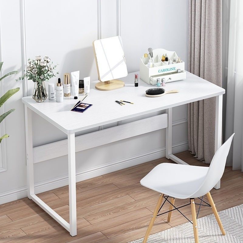 Birou, alb, 80x37x73 cm, Dreptunghi, Muvu, MDF - eMAG.ro