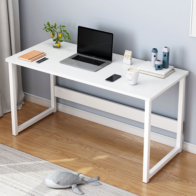Birou, alb, 80x37x73 cm, Dreptunghi, Muvu, MDF - eMAG.ro