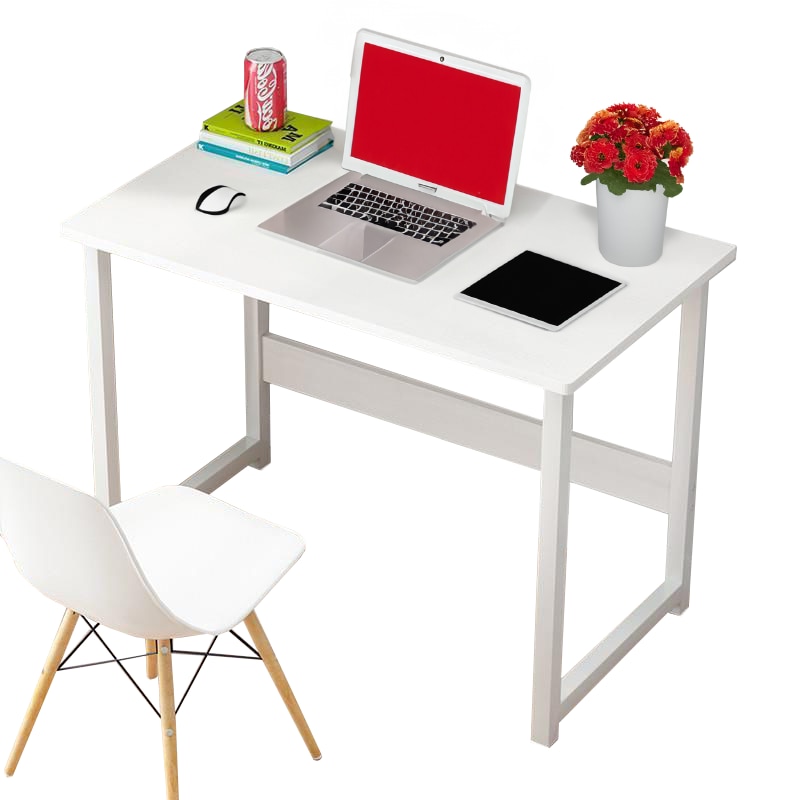 Birou, alb, 80x37x73 cm, Dreptunghi, Muvu, MDF - eMAG.ro