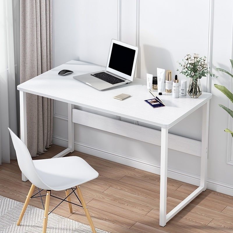 Birou, alb, 80x37x73 cm, Dreptunghi, Muvu, MDF - eMAG.ro