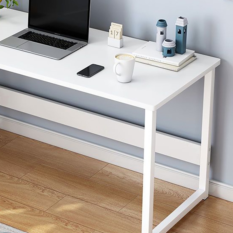 Birou, alb, 80x37x73 cm, Dreptunghi, Muvu, MDF - eMAG.ro
