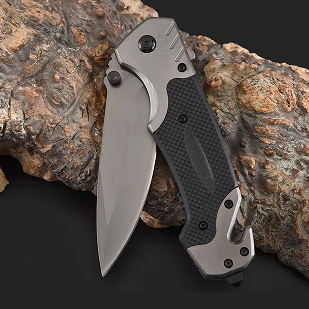 Cutit Pliabil Premium, tip Briceag, pentru Camping Vanatoare ...