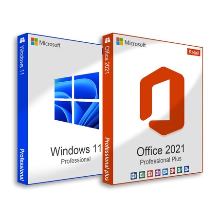 Pachet licenta Microsoft® Windows 11 Pro + Microsoft® Office 2021 Pro ...